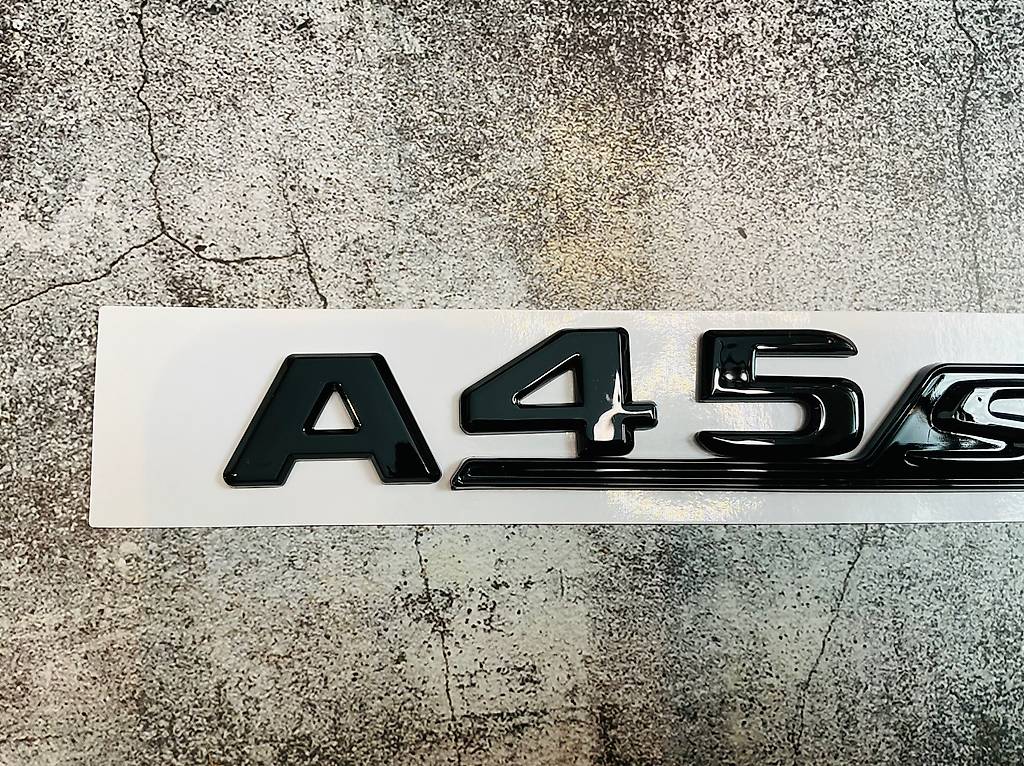 Mercedes AMG A45 S Emblem Logo Schriftzug Neu in Schwarz im Kanton ...
