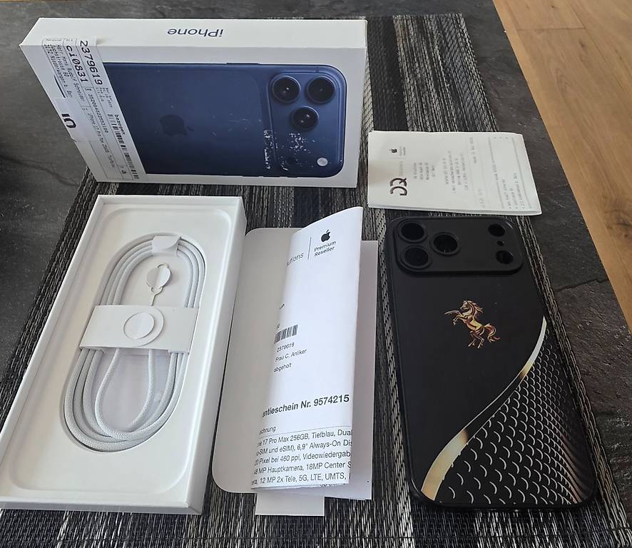 iPhone 17 Pro Max 256GB, Tiefblau, Dual SIM (Nano-SIM und eS im Kanton ...