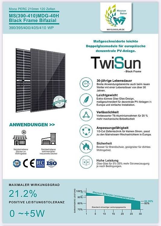 Solar PV Module 410W (20 Stk Solarpanel) im Kanton Aargau - tutti.ch Solar PV Module 410W (20 Stk Solarpanel) im Kanton Aargau - tutti.ch