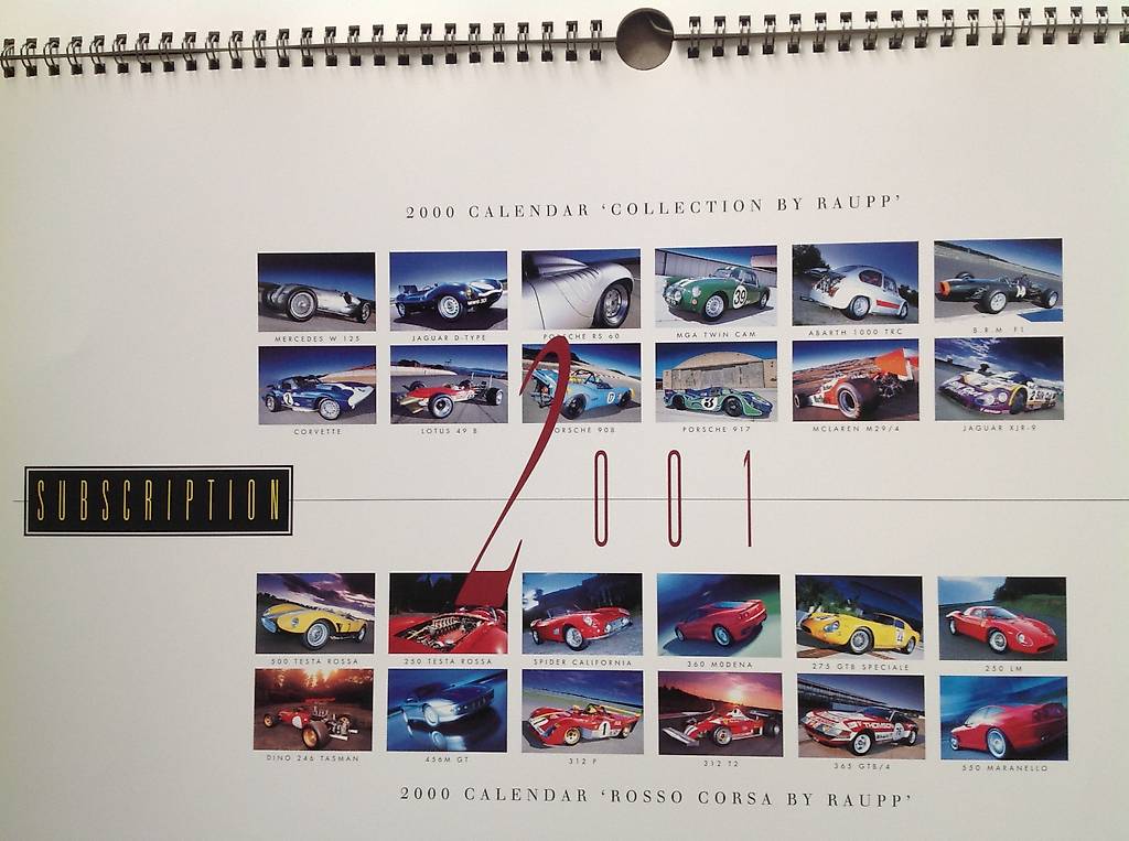 Ferrari-Kalender Rosso Corsa Canton Basel-Landschaft - tutti.ch