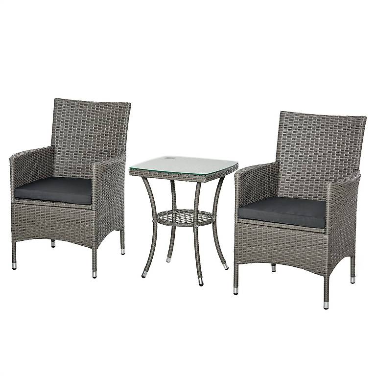 Set di mobili da giardino in rattan 3 (Consegna gratuita) Cantone ...