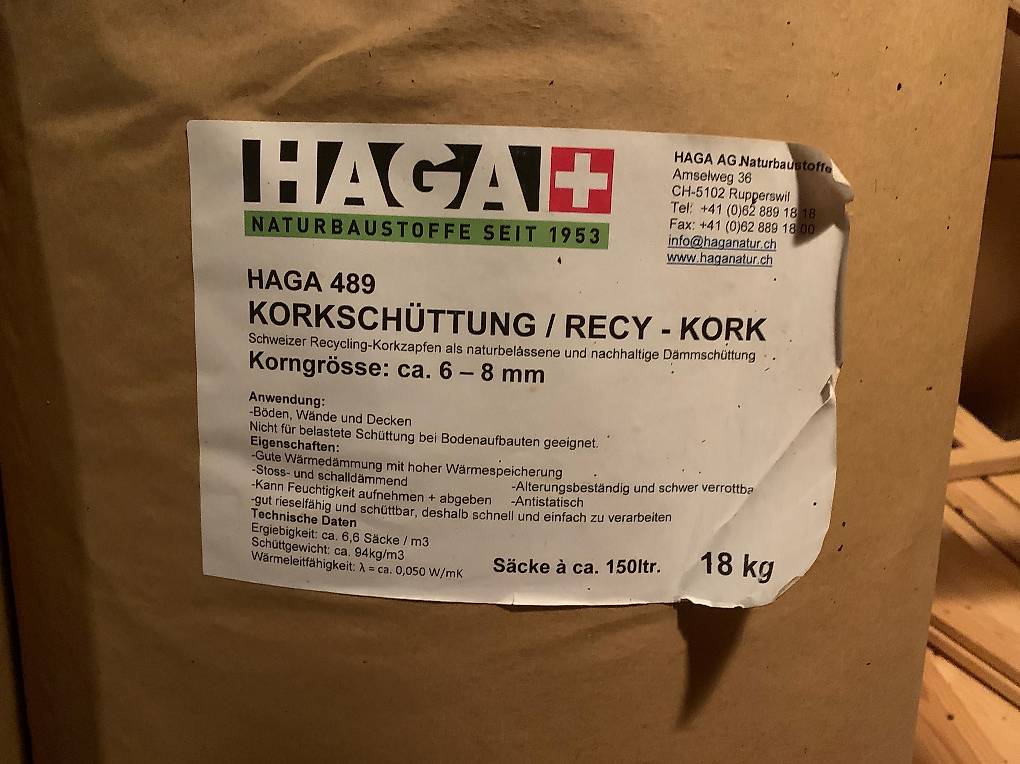 KORKSCHÜTTUNG RECY-KORK 18 KG / SACK À 150L im Kanton Bern - tutti.ch