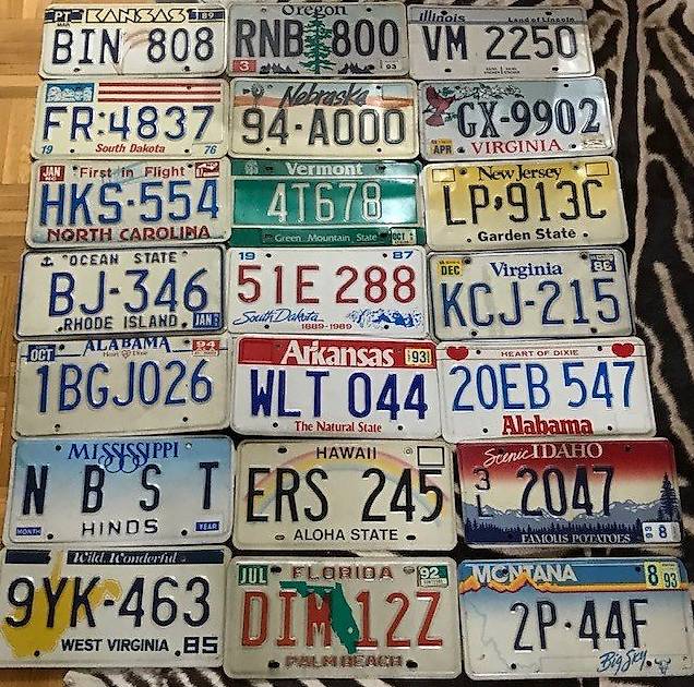 Targhe americane originali anni 70/80/90 im Kanton Tessin - tutti.ch