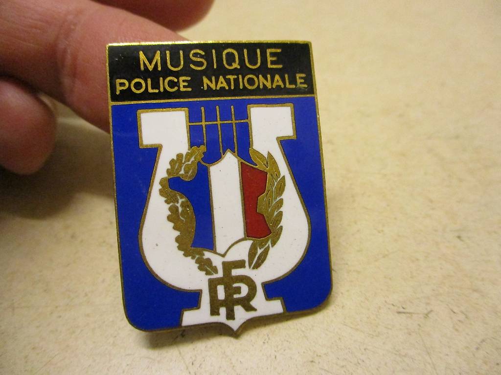 Abzeichen Email Musique Police Nationale France Polizei Canton Argovie ...