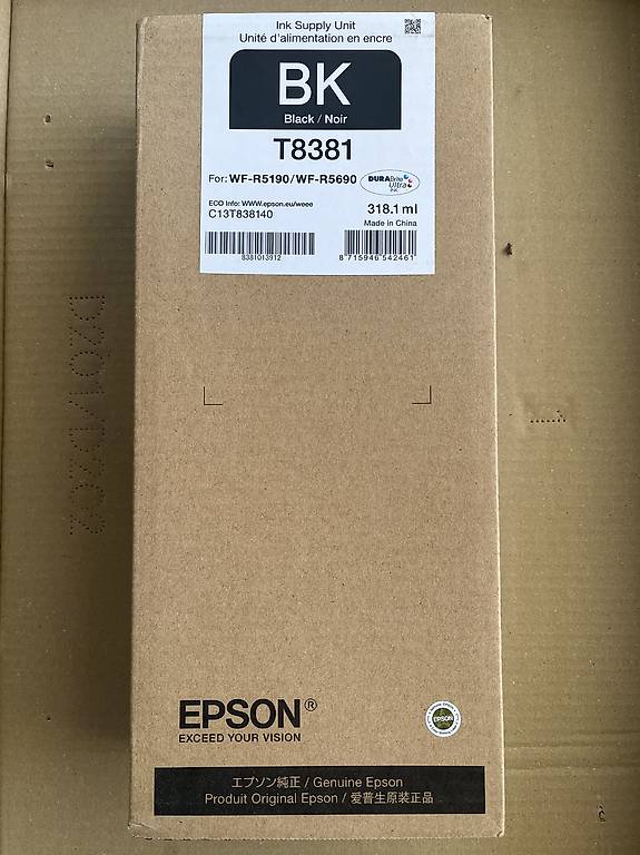 Epson WorkForce Pro WF-R5199, WF-R5690 black Patrone, T8381 im Kanton ...