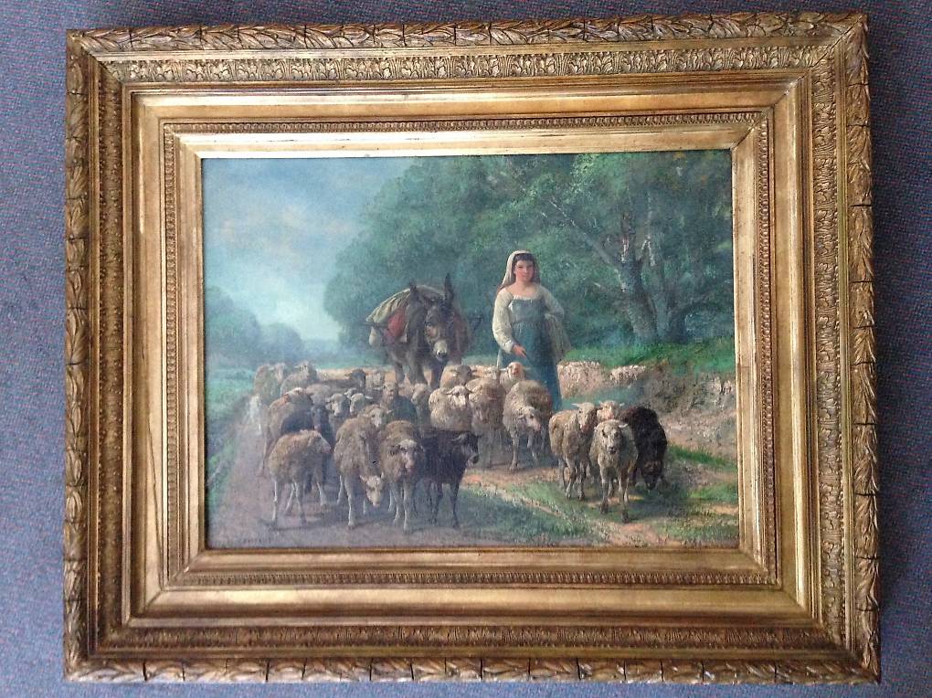 Jules Contant / Schafhirtin im Kanton Appenzell Ausserrhoden - tutti.ch