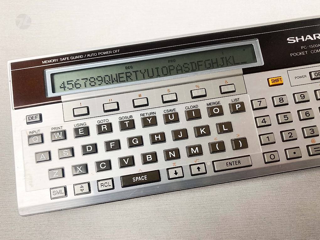 Sharp PC-1500A Pocket Computer Calculator Taschenrechner im Kanton ...