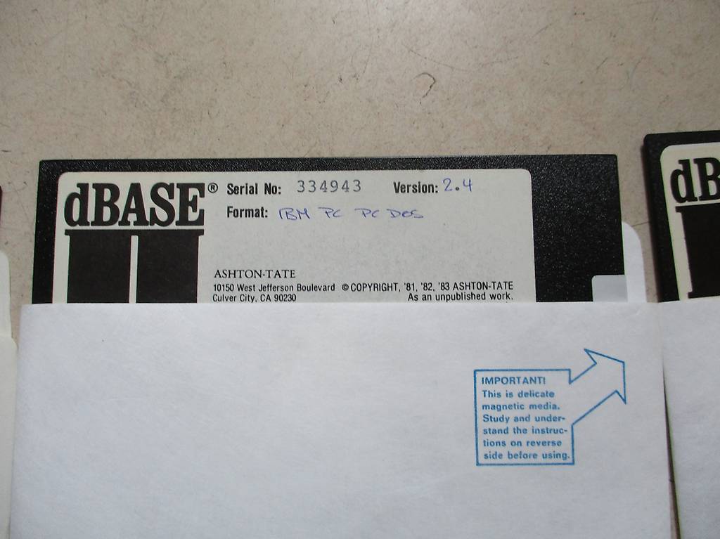 IBM PC Disketten Programme WORDSTAR Multiplan dBase2 RAR! im Kanton ...