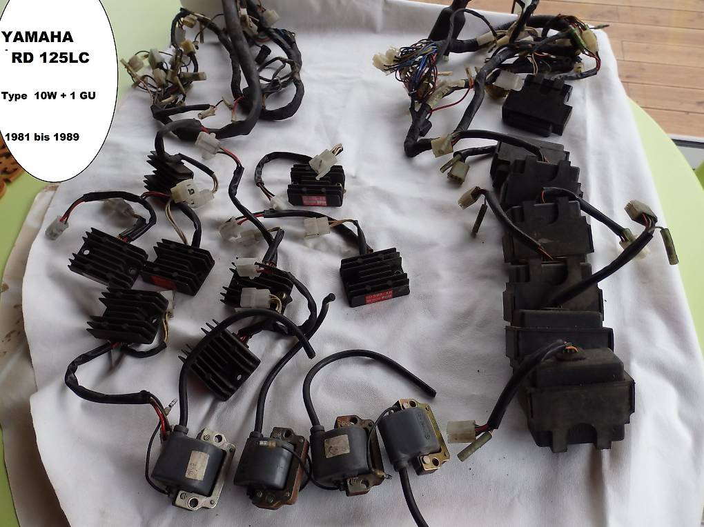 YAMAHA/RD125LC/10W/1981/83+Mehrere teile MOTOR + Anderes im Kanton Bern ...