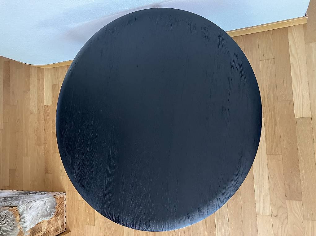 Designertisch Hoof Table SW2 & TRADITION ø90cm schwarz im Kanton Aargau ...