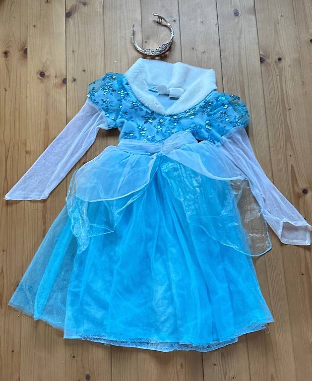 Elsa Kostüm Gr. 122 128 Fasnacht Fasching im Kanton St. Gallen - tutti.ch