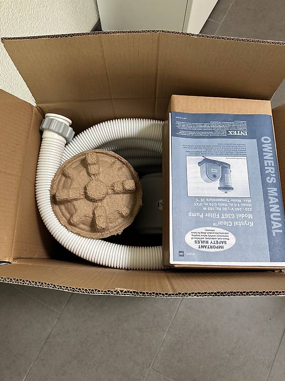 Intex Kartuschenfilterpumpe Krystal Clear C1500 NEU POOL im Kanton ...