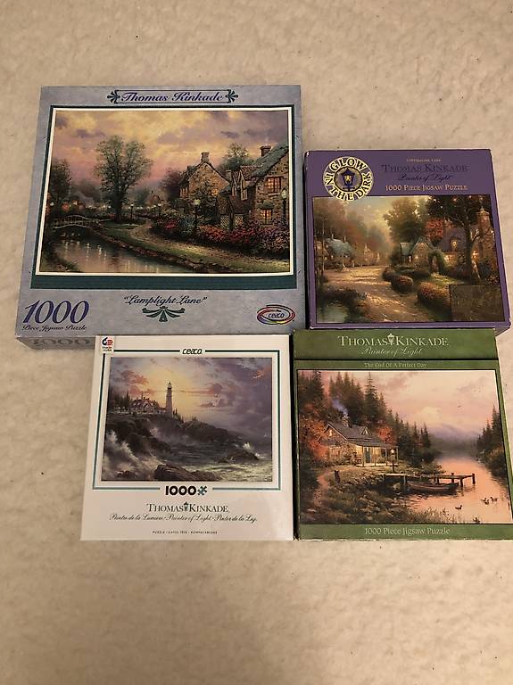 4 Puzzles von Thomas Kinkade im Kanton Basel-Landschaft - tutti.ch