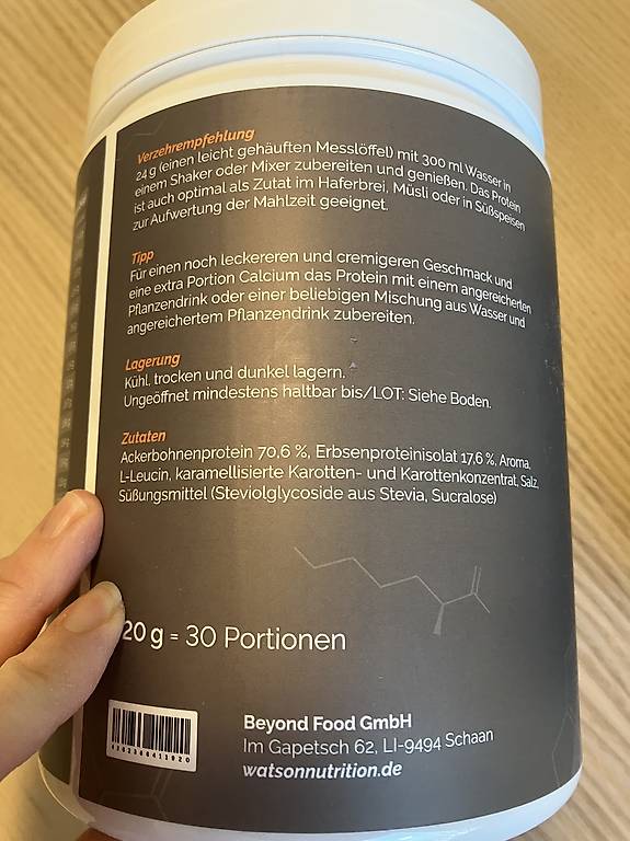 Veganes Protein von Watson im Kanton Basel-Landschaft - tutti.ch