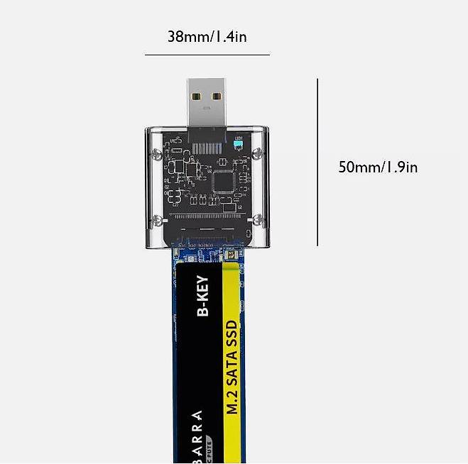 Portofrei M2 Gen1 SSD SATA Chassis USB 3.0 Adapter 5Gbps Dis im Kanton ...