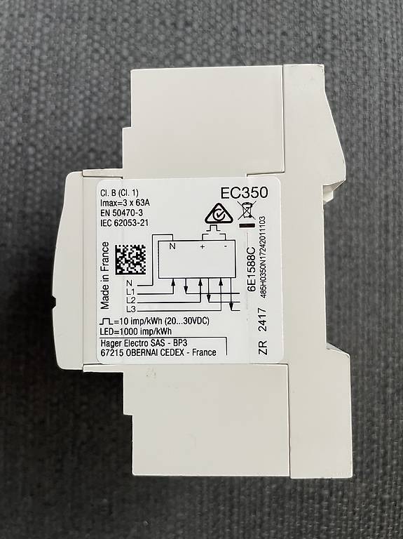 Hager EC350 Stromzähler Energiezähler Cl. B DIN Elektro im Kanton ...