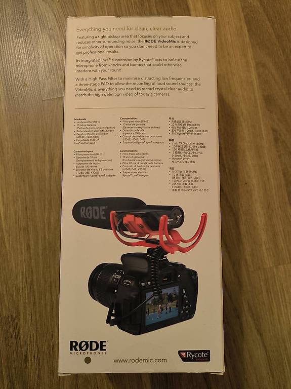 Røde VideoMic Kameramikrofon inkl. Windschutz im Kanton Zürich - tutti.ch