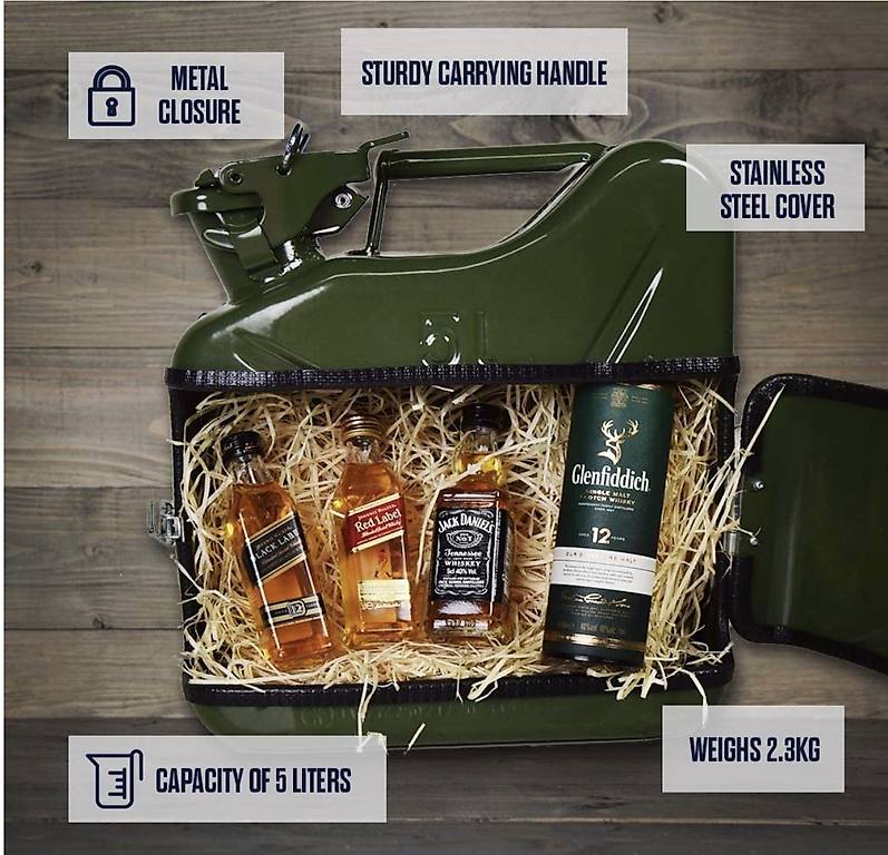 Jerrycan Whiskeybar 5L ? Kanister Minibar ? Mobile Bar ? 5L im Kanton ...
