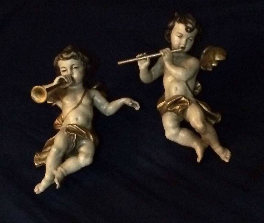 Für Festliche: Putte-/Engel-Set (Holz, ca. 40 Jahre alt) im Kanton ...