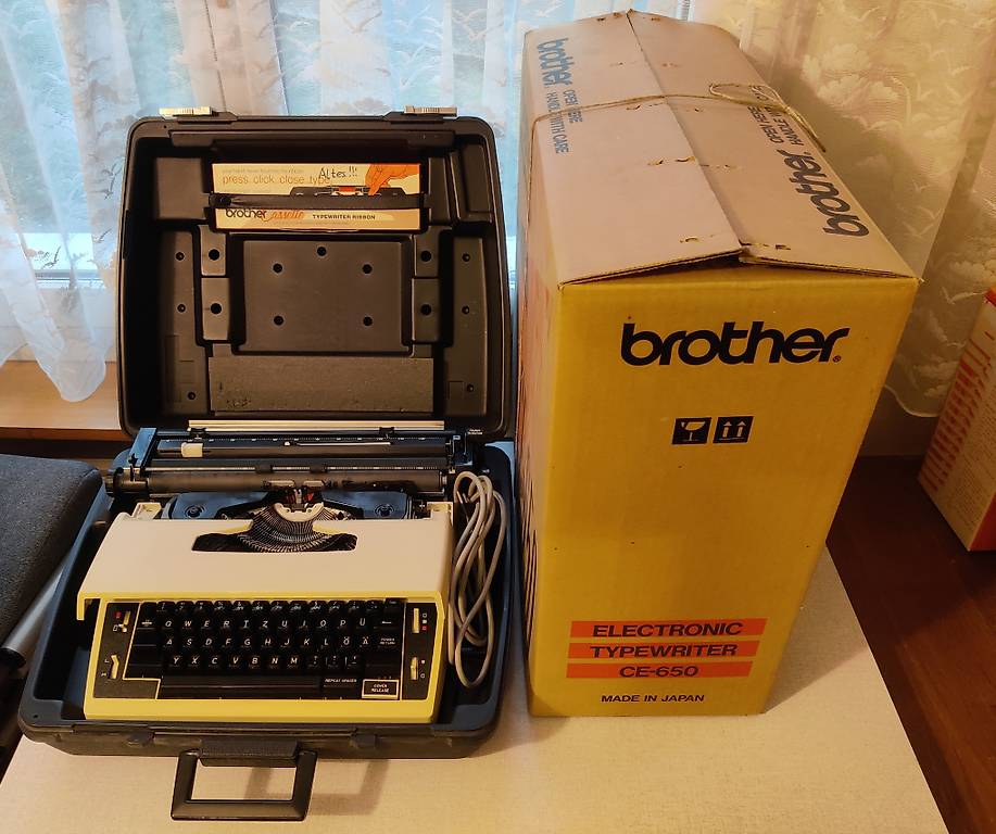 Elektrische Schreibmaschiene brother CE-650 Set im Kanton Aargau - tutti.ch