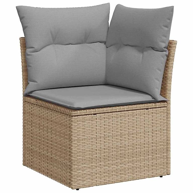 Neu!!! Gartensofa-set Beige und Grau 55 x 55 x 37 cm Poly-Ra im Kanton ...