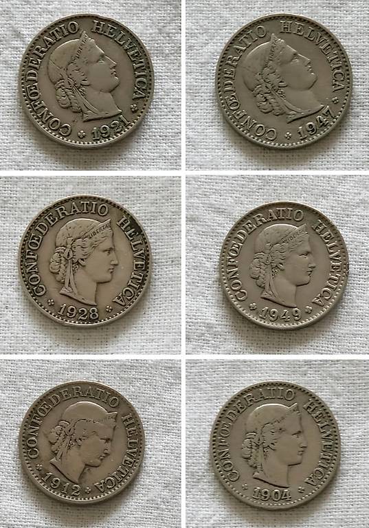 Diverse 10 Rappen Münzen im Kanton Zürich - tutti.ch