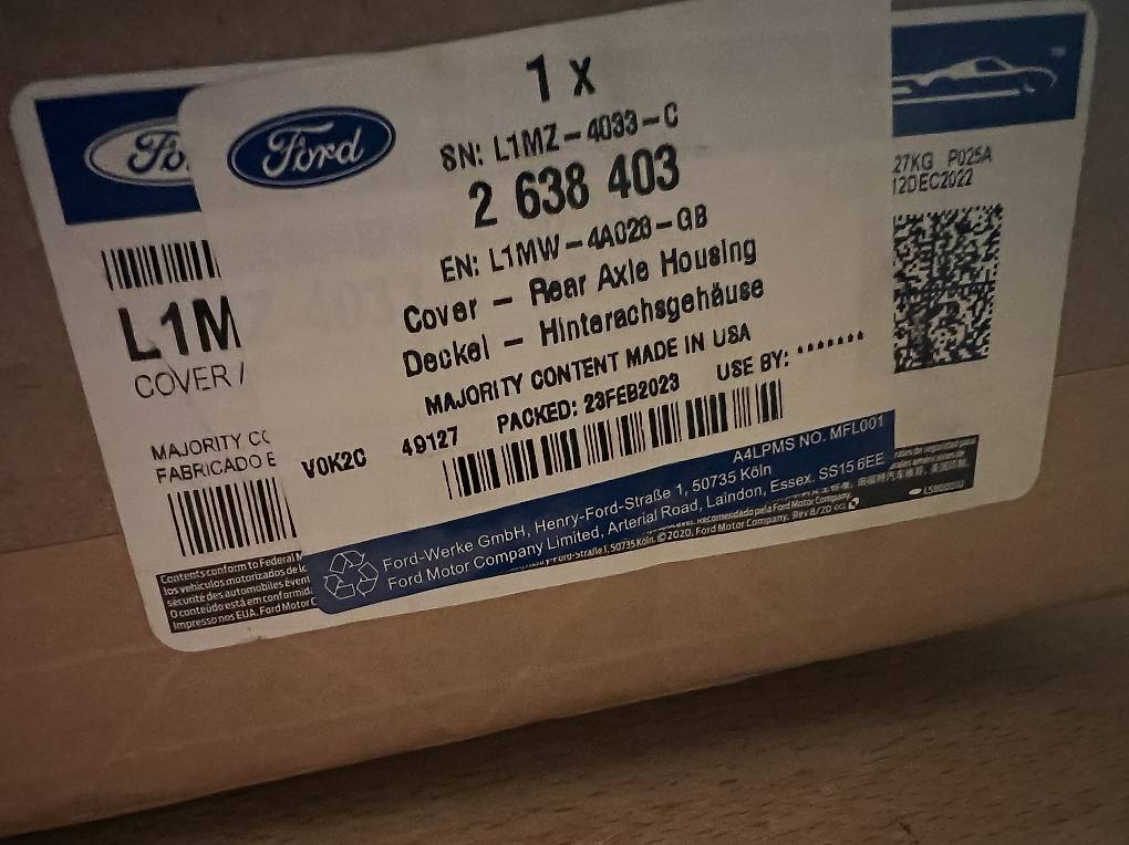 Ford Deckel Hinterachse 2638403 (NEU) im Kanton Zürich - tutti.ch