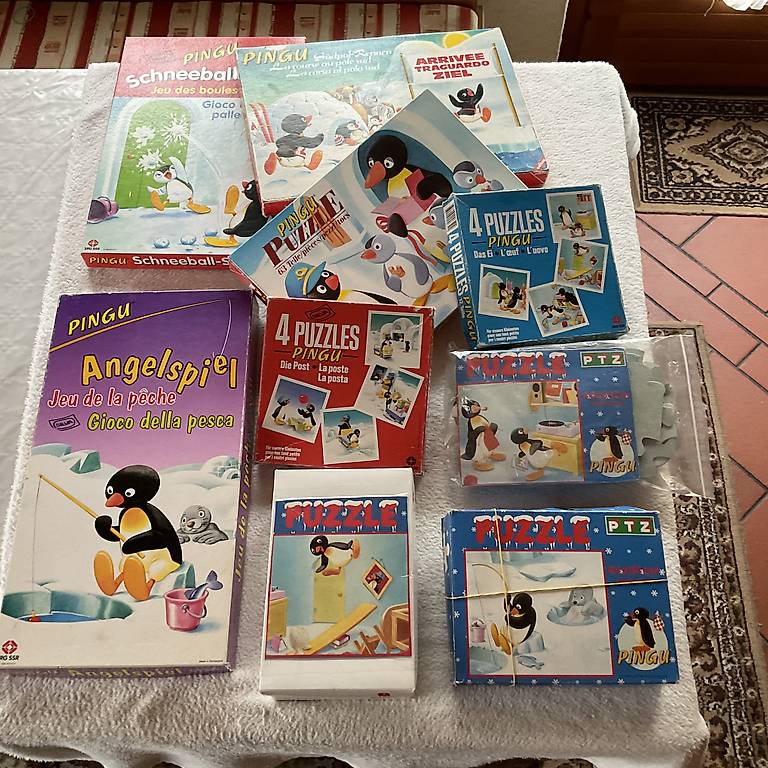 Pingu Spiele und Puzzle, gebraucht, Stückpreis Cantone San Gallo - tutti.ch