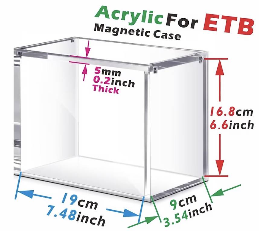 Acrylic magnetic display case for Elite Trainer Box im Kanton Zürich ...