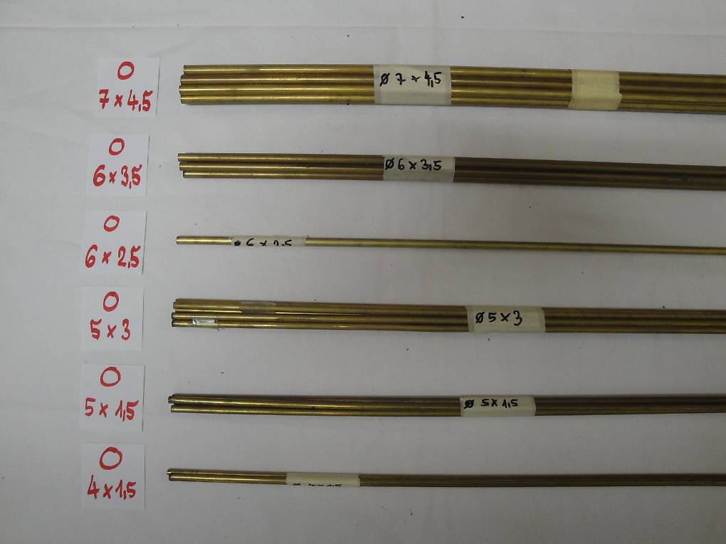 Messingprofile diverse, dickwandige Rundrohre im Kanton Basel ...