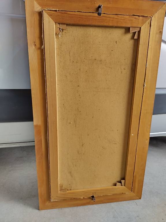 Schönes Original Göger Ölbild auf Leinwand mit Holzrahmen im Kanton St. Gallen - tutti.ch