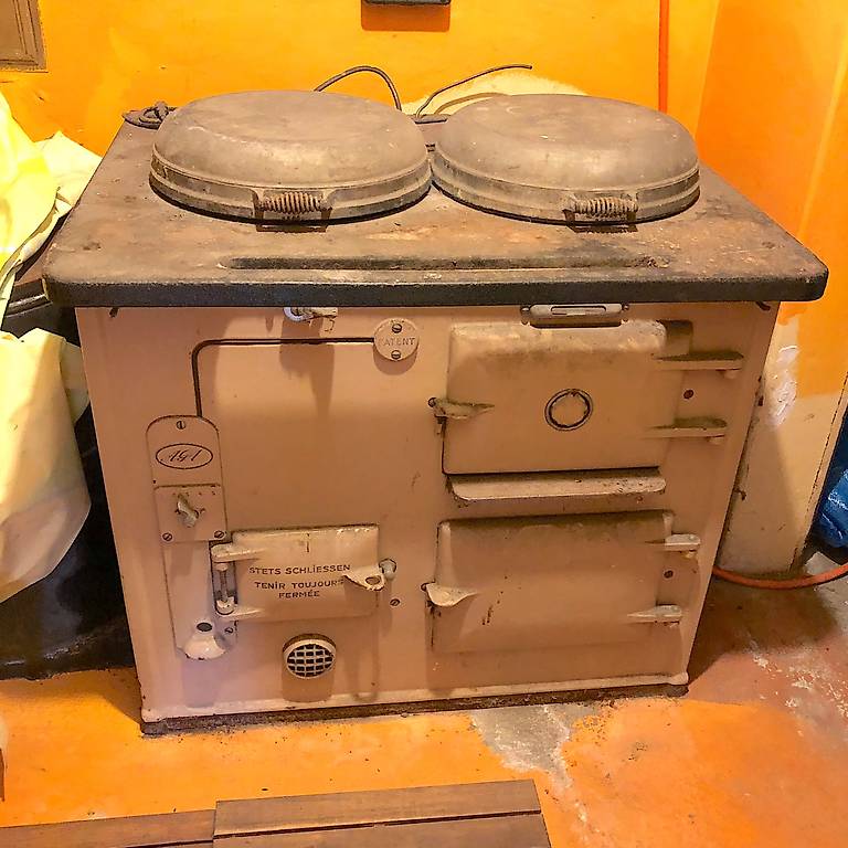 Original AGA Herd, ca. 1935, Gusseisern, Kohle Canton Soleure - tutti.ch