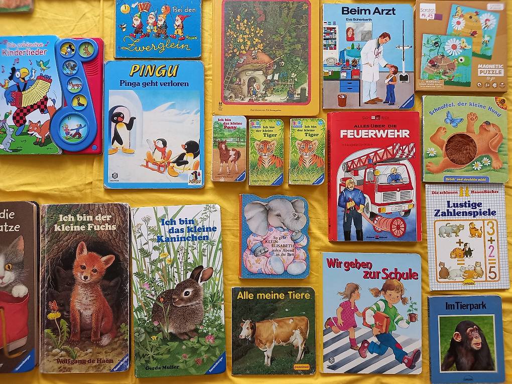 27 XXL seltene Kinderbücher Raritäten Pappebücher Soundbuch im Kanton ...