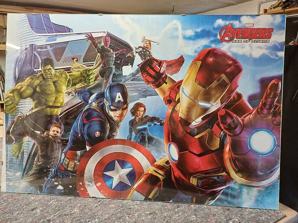 Marvel avengers poster glas bild im Kanton St. Gallen - tutti.ch