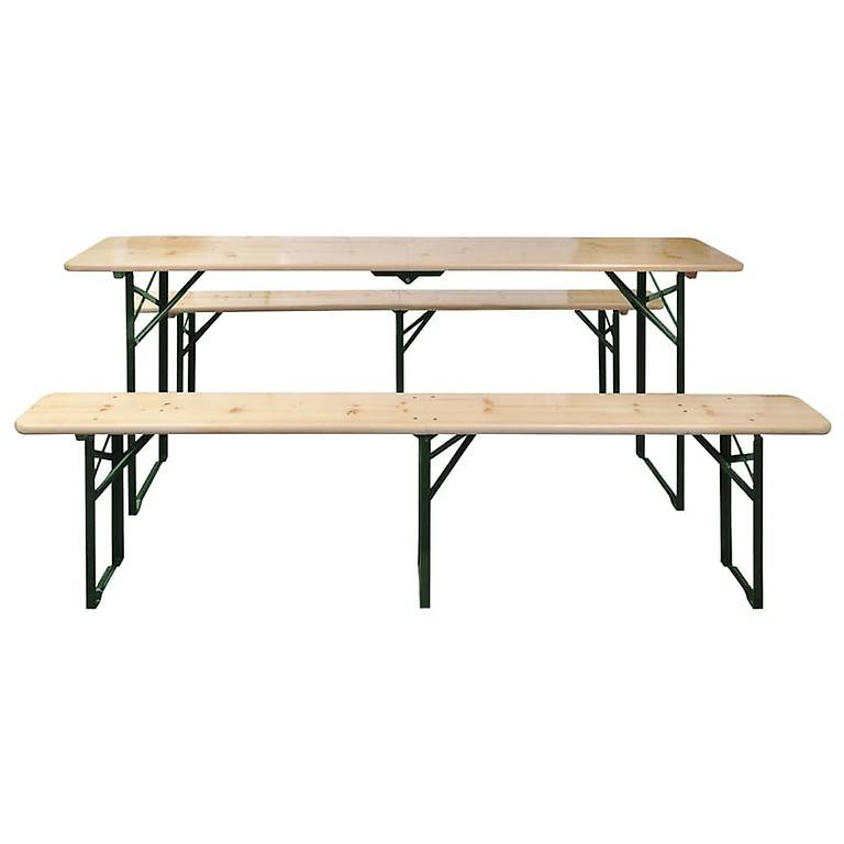 Neu!!! Biertisch mit 2 Bänken Klappbar 220 cm Tannenholz im Kanton ...