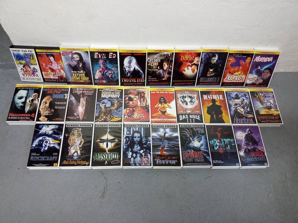 Horror Splatter Gore Rare Screen Power VHS im Kanton Bern - tutti.ch