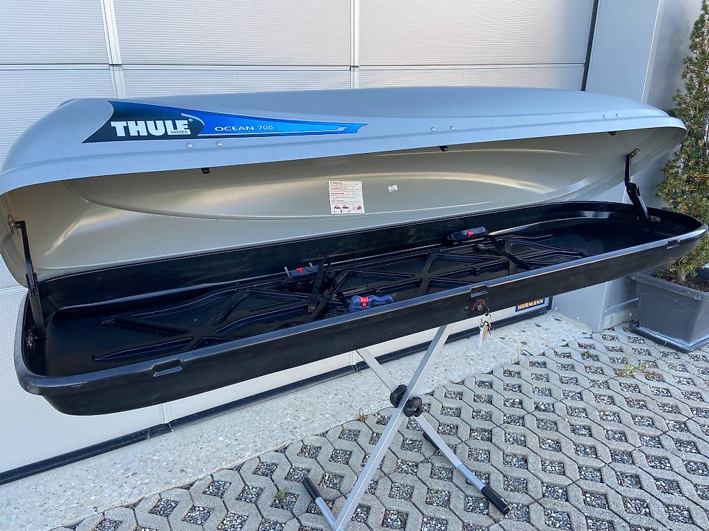 XL Dachbox Thule 700 mit oder ohne Thule Träger Canton Berne - tutti.ch