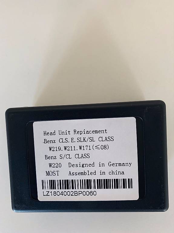 Glasfaser-Decoder Most Box für Benz E CLS SLK SL S CL im Kanton ...