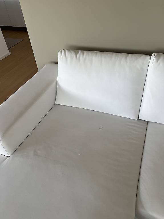 Ecksofa weiss - guter Zustand - gebraucht im Kanton Appenzell ...