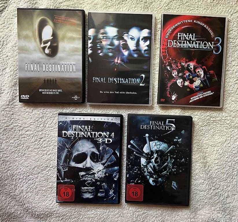 DVD Filme Final Destination 1-5 im Kanton Aargau - tutti.ch
