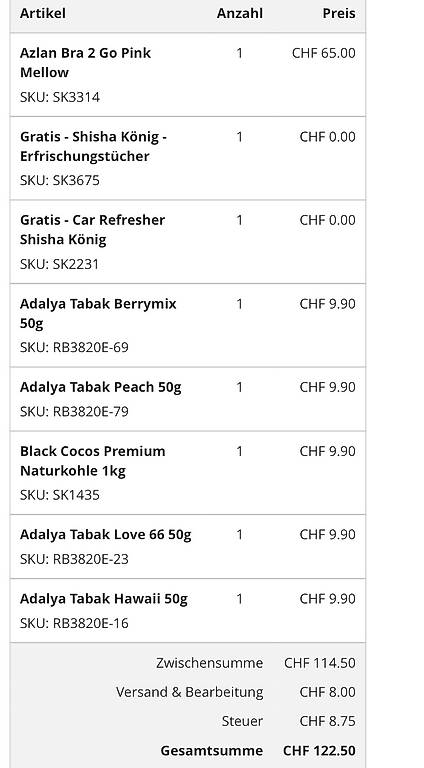 Shisha nuova ancora imballata im Kanton Tessin - tutti.ch