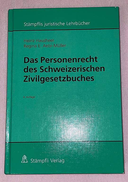 Das Personenrecht des Schweizerischen Zivilgesetzbuches im Kanton St ...