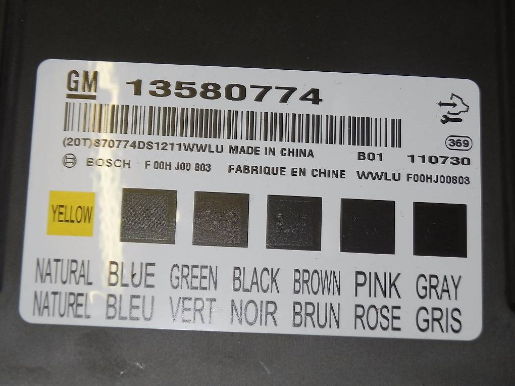 13580774 Innenraumsteuergerät Chevrolet Cruze 1.8l JG13 im Kanton ...