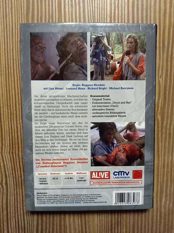 Cut And Run DVD CMC Kleine Hartbox Horror im Kanton Bern - tutti.ch