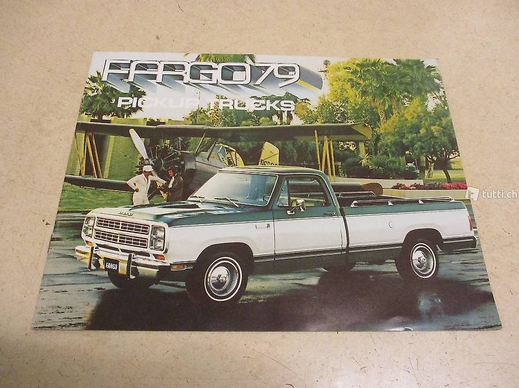 Katalog Folder DODGE Fargo 1979 Pickup US Ami Car - rar! im Kanton ...