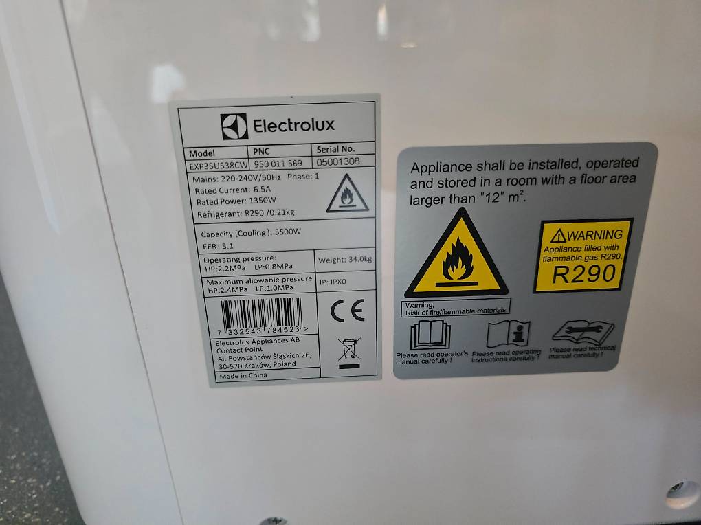Elektrolux Chill Flex Pro Klimaanlage 12kBTU inkl Window Kit im Kanton ...