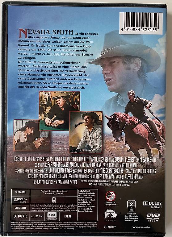 Nevada Smith - DVD - Steve McQueen - Western im Kanton Zürich - tutti.ch