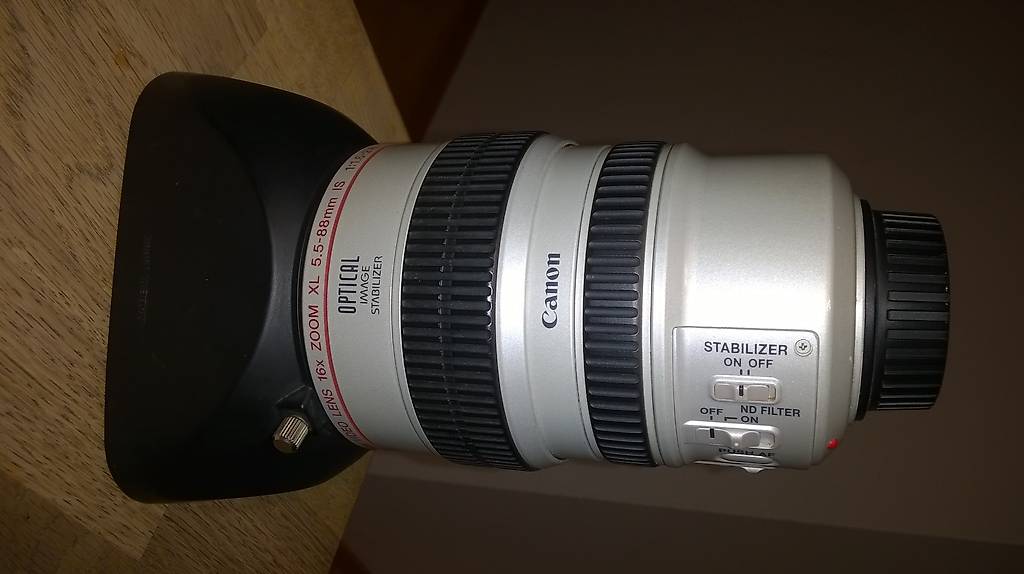 Canon XL Camera Video Lens 16x Zoom XL 5.5-88mm IS 1:1.6-2.6 im Kanton ...