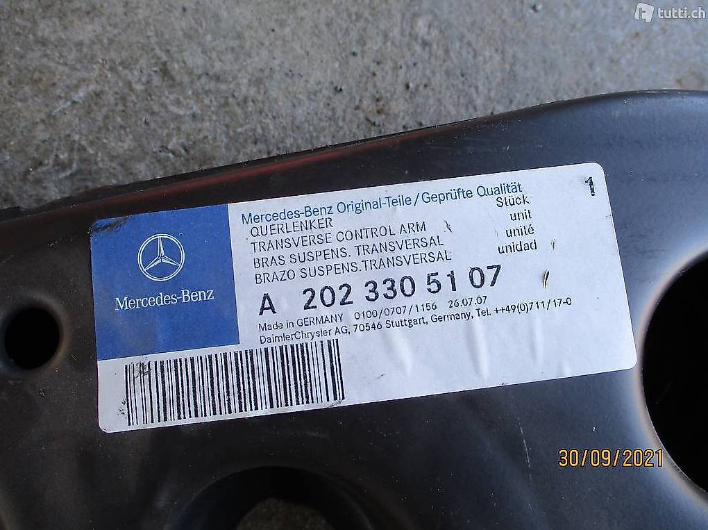 Querlenker für Mercedes-Benz C-Klasse W202 - NEU + ORIGINAL! im Kanton ...