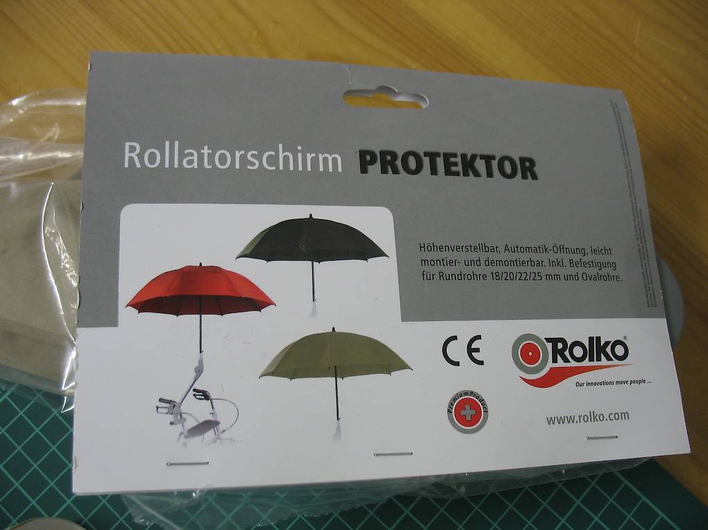 Neuer Rollator - Schirm Umbrella Protektor Cantone Basel-Landschaft - tutti.ch